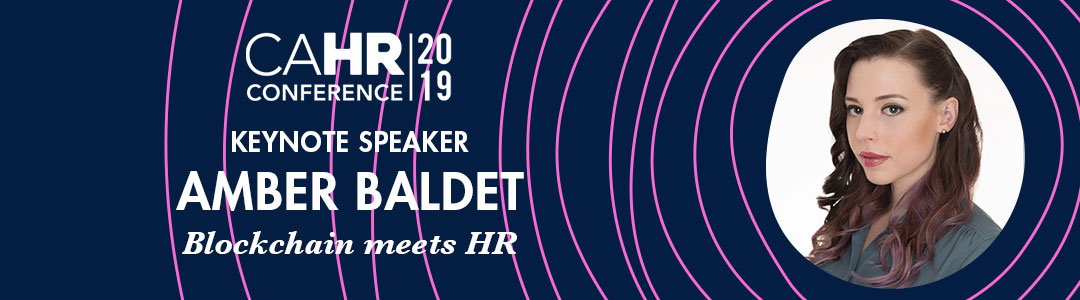 Announcing CAHR19 Keynote Speaker Amber Baldet, Blockchain Expert - CAHR26